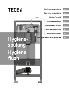 Installation manual - Hygiene flush Building Control | TECE International